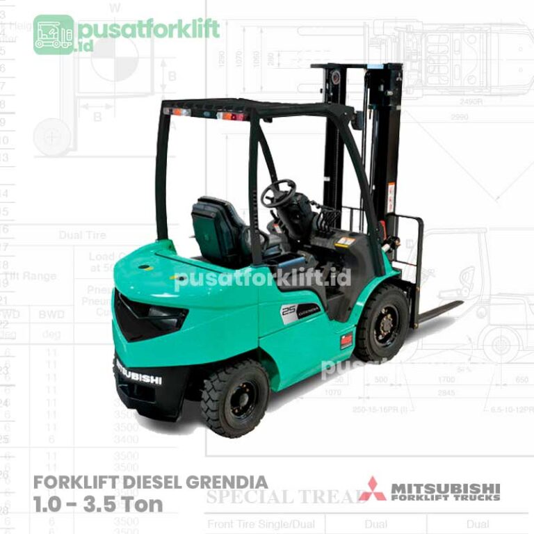 Mitsubishi Forklift 3 Ton Diesel FD30N - Pusat Forklift Indonesia