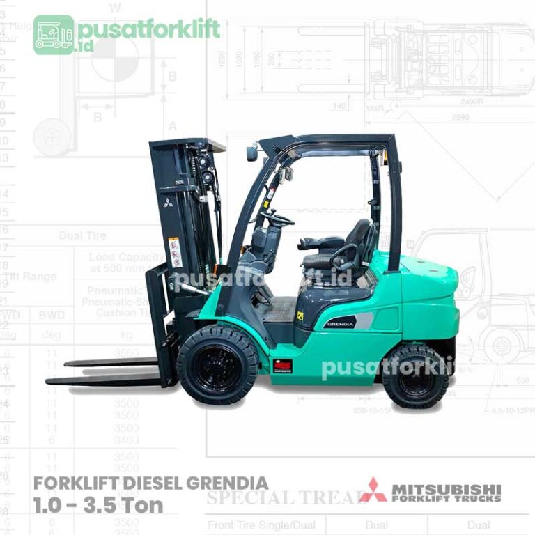 Mitsubishi Forklift 3 Ton Diesel FD30N - Pusat Forklift Indonesia